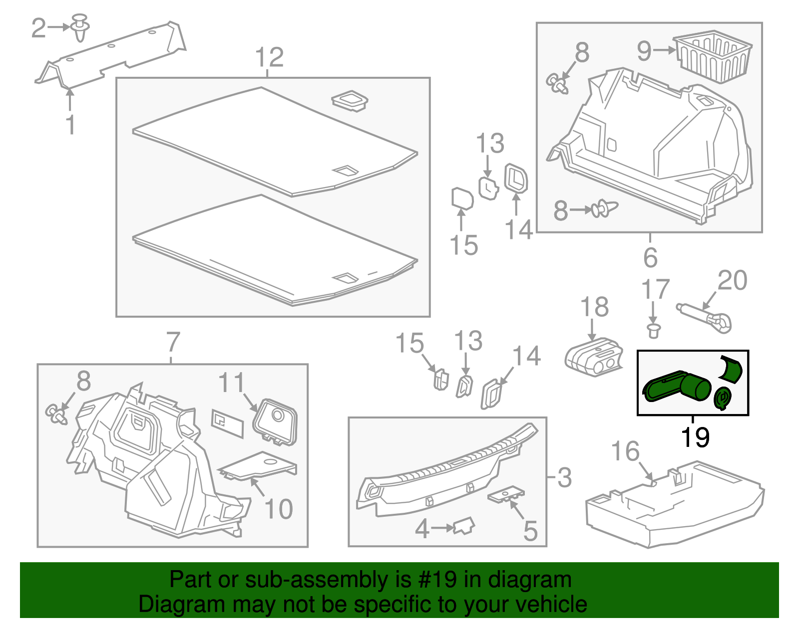 2016-2018 Cadillac ATS Tire Sealant Solenoid Container 23315606 ...