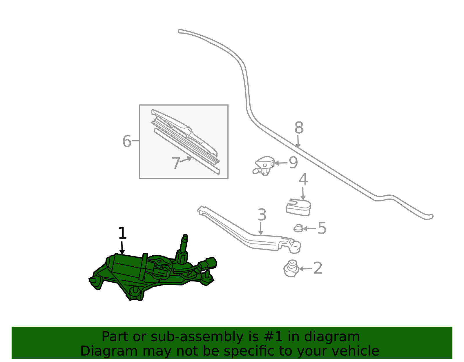 85130-47010 - High-Quality Wiper Motor for 2004-2009 Toyota Prius ...