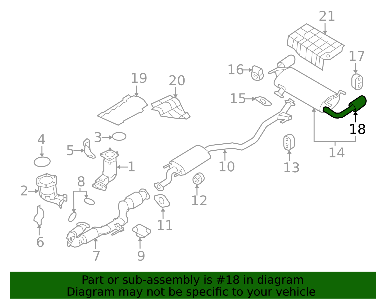 20080-1AA2A - Tailpipe Extension Nissan Wholesale Direct