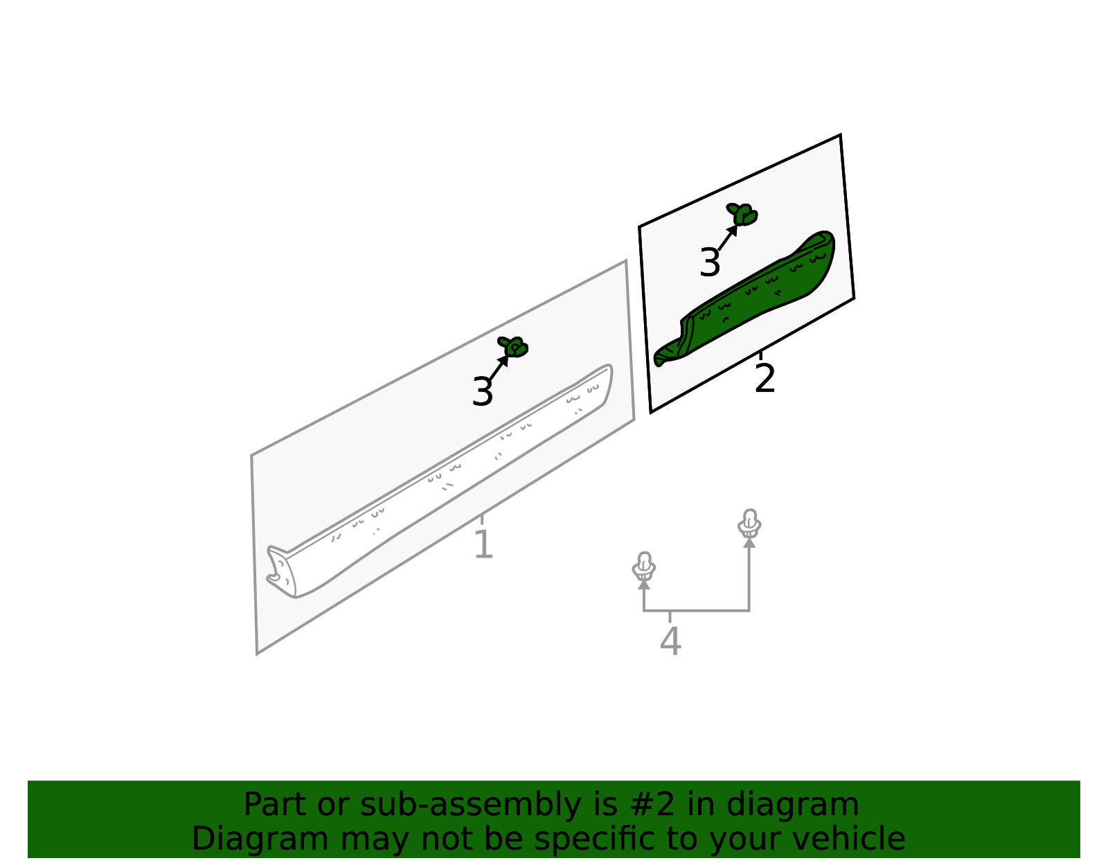 2001-2004 Mazda Tribute | Rocker Molding | EC03-51-PS0C-96 | Mazda ...