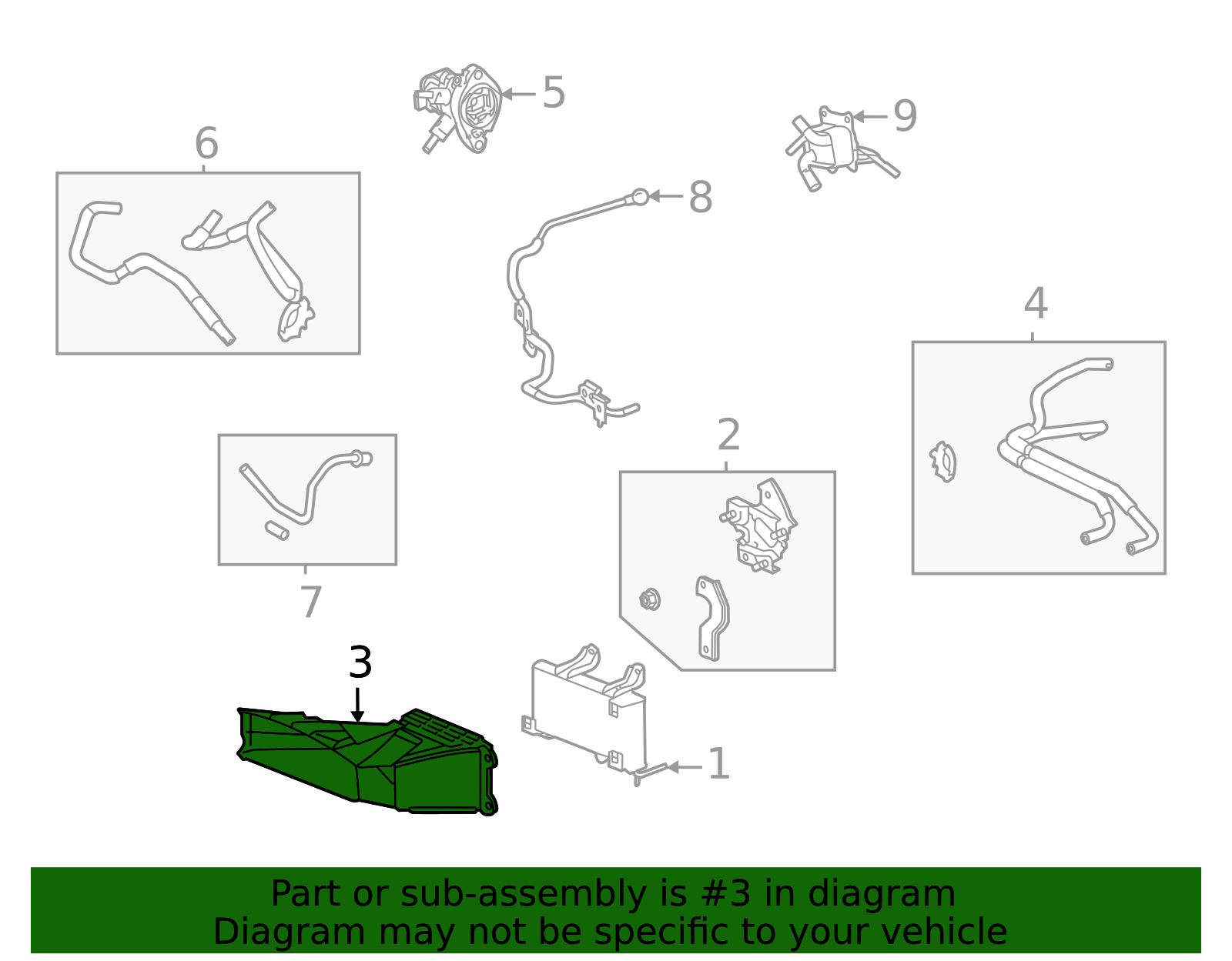 Genuine Toyota Air Duct part# 32917-0E080 for 2020-2024 Toyota ...