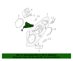 1998-2005 Volkswagen Beetle Bracket 1C0-806-522-D | OEM Parts Online