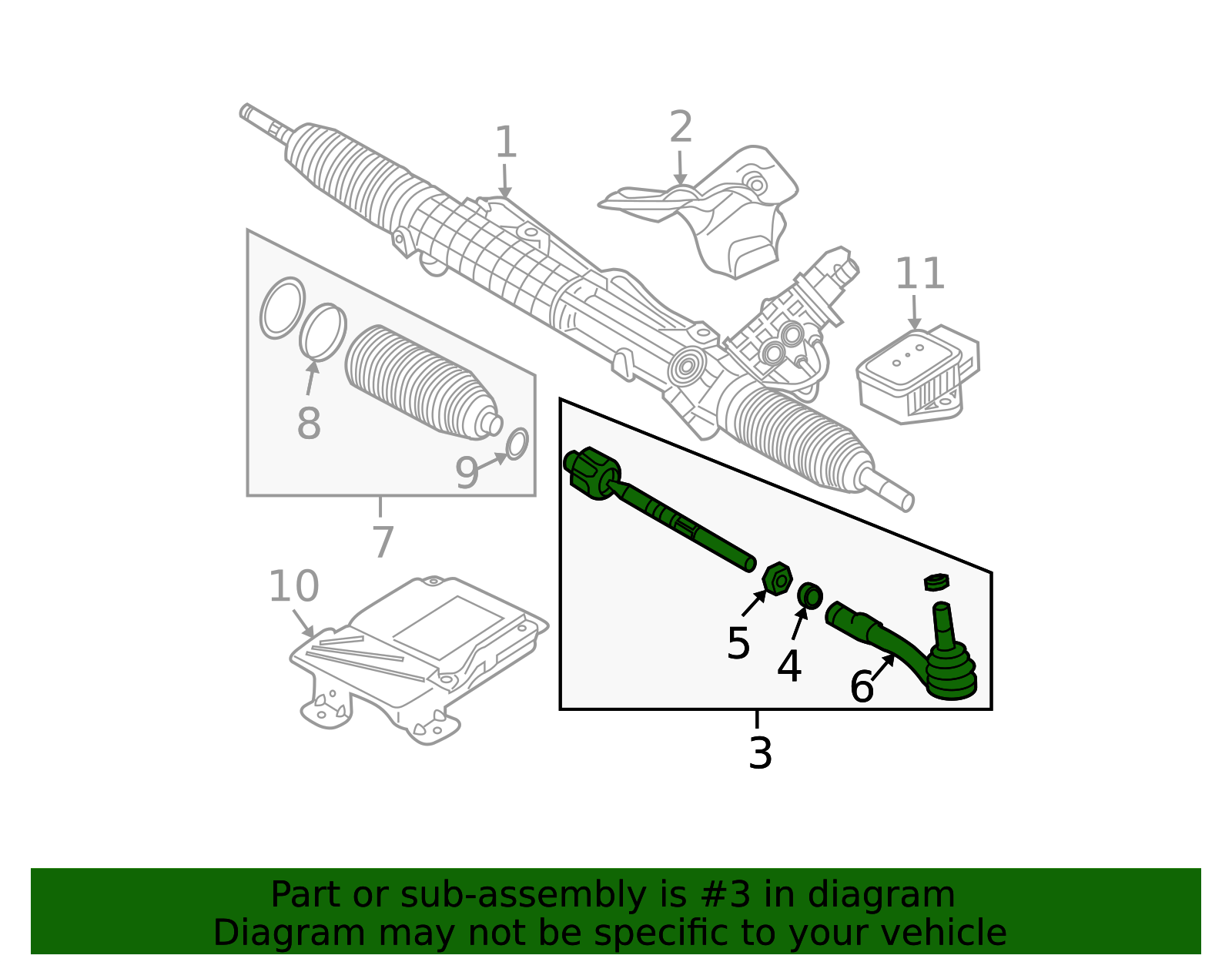 2004-2010 BMW | Tie Rod Assembly | 32106777479 | BMW OEM Parts Store