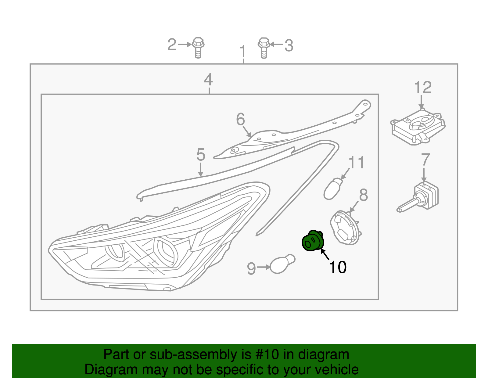 Hyundai - 92161-2T000 - Turn Signal Light Socket - 2016-2023 Hyundai ...