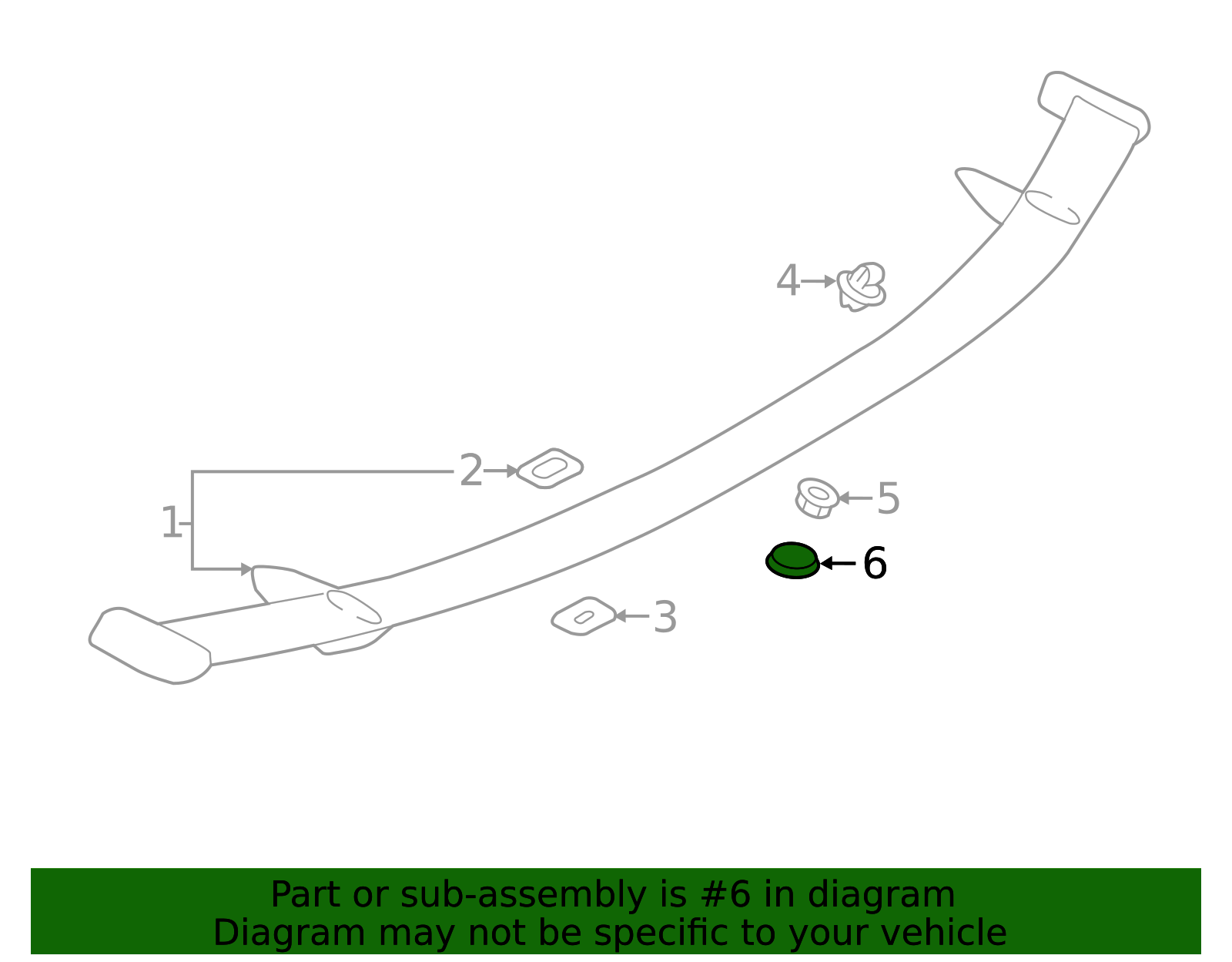 Spoiler Plug 909400015 | Subaru Parts Guys