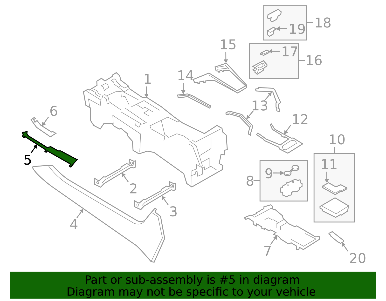 2019-2023 Porsche Cayenne Trim Molding 9Y0-864-070-B-A11 | Sunset ...