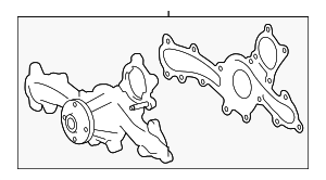 2016-2025 Lexus Water Pump 16100-39616 | OEM Parts Online