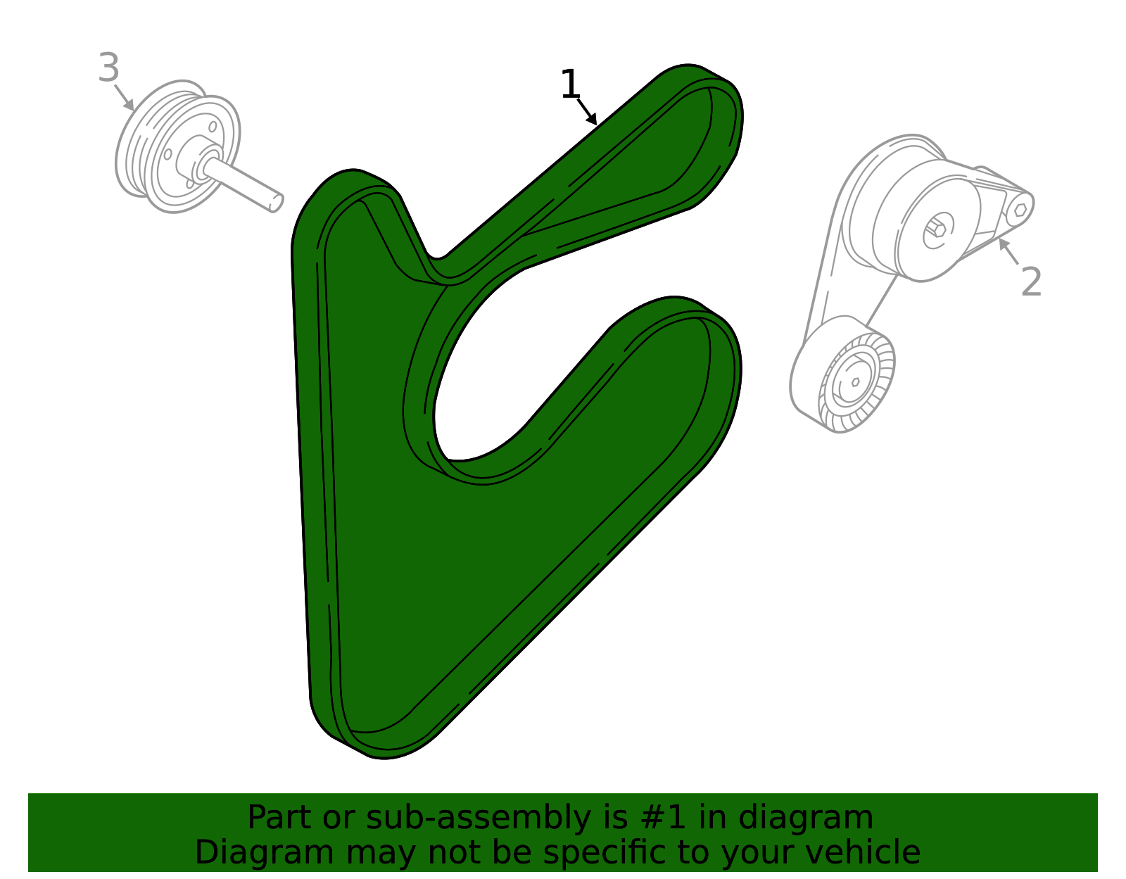 Genuine Serpentine Belt for 2021-2025 Hyundai | Part# 25212-2JTA0 ...