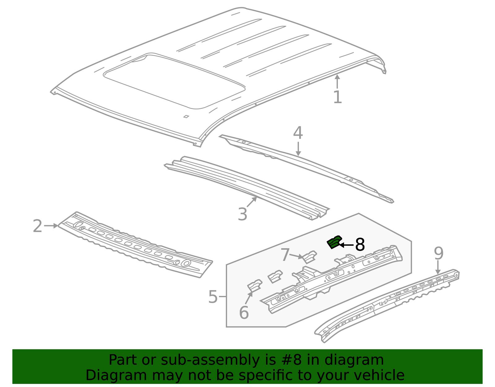 20985595 - Assist Handle Bracket - 2014-2019 GM | World Parts Direct