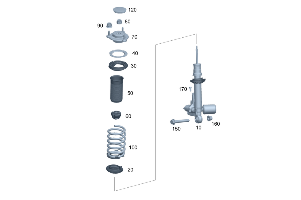 206-323-31-00 - Elastomeric Boot 2022-2026 Mercedes-Benz | Mercedes ...
