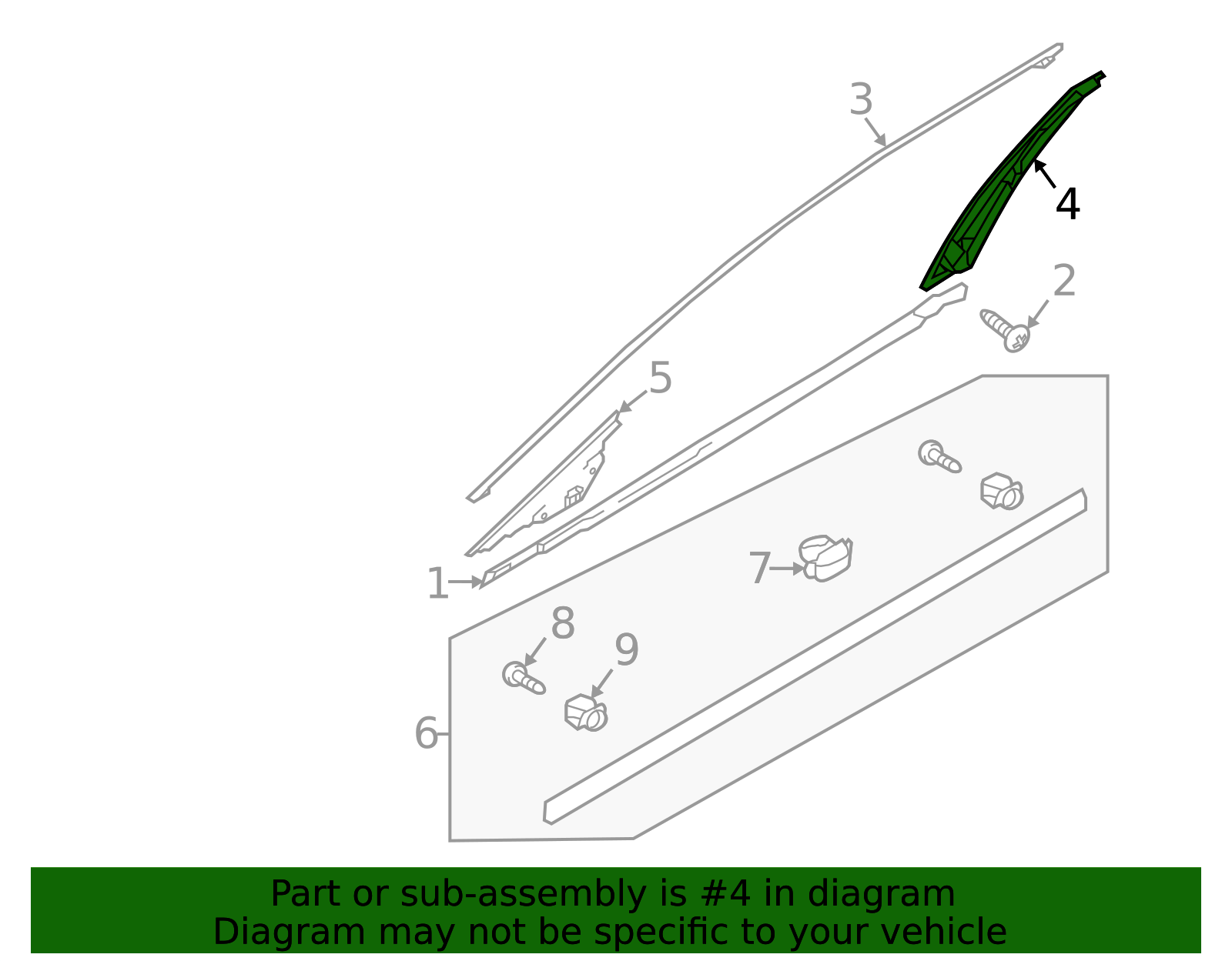 Door Applique - Exterior Accent Trim OEM | AutoNation Parts