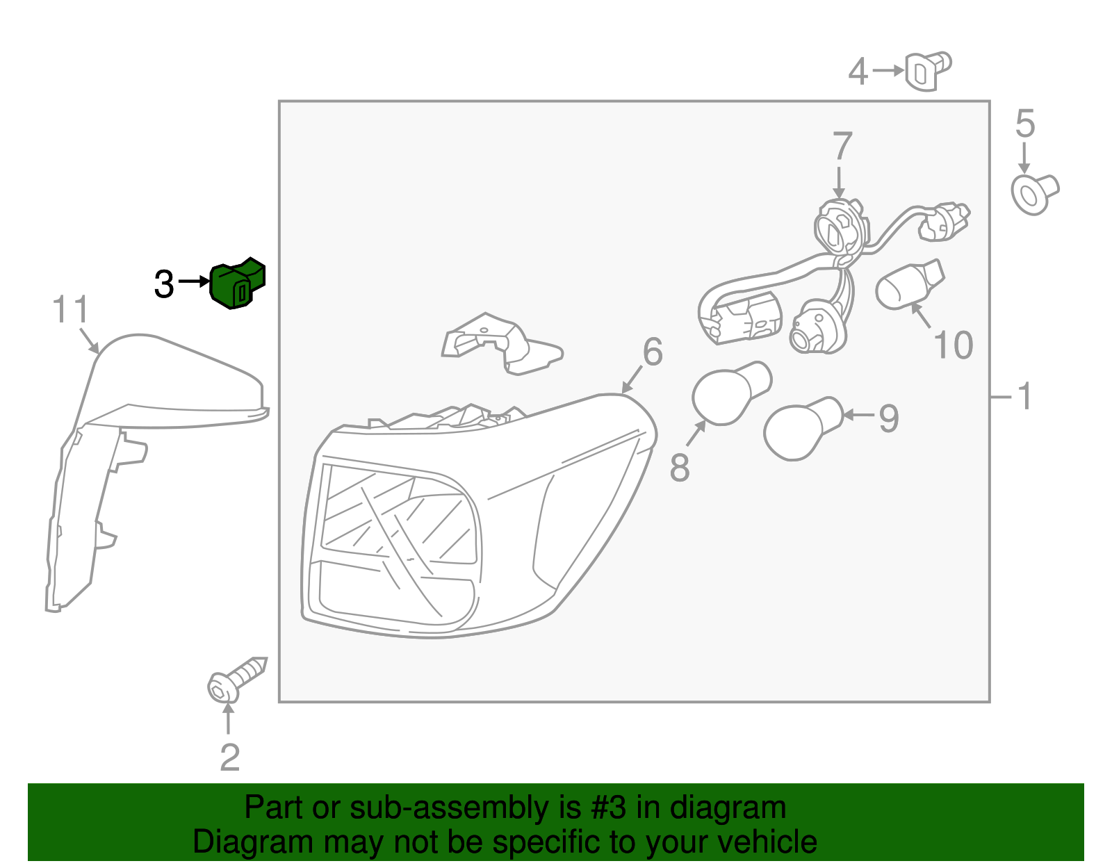 86910-22000 - Tail Lamp Assembly Retainer 2001-2025 Kia | Kia.Parts Store