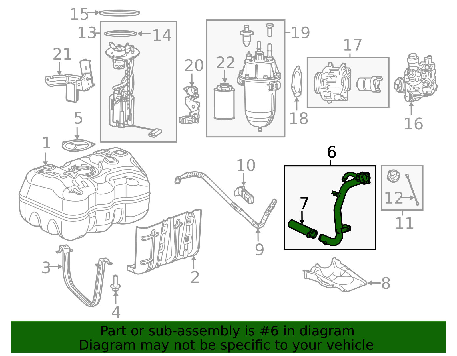 57008548AA - Fuel Line Clip | Mopar Parts Canada