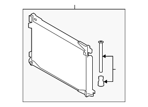 88450-F4011 - Condenser 2018-2022 Toyota C-HR | Longo Toyota Parts