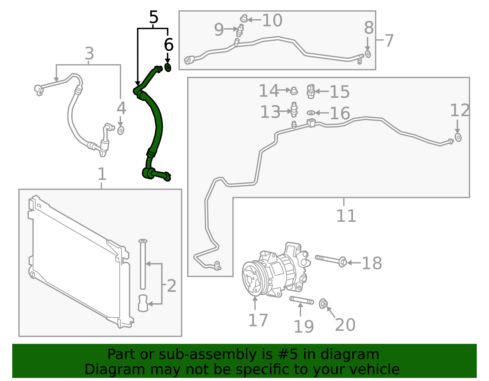 2018-2022 Toyota C-HR Suction Hose 88704-F4011 | MotorMotor