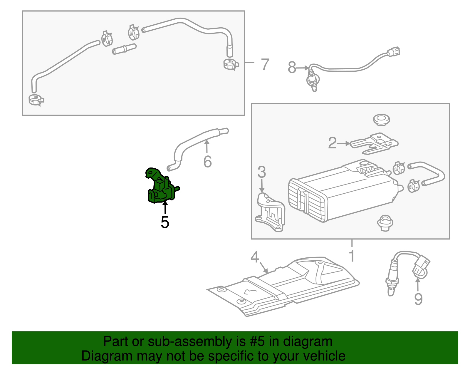 2006-2018 Lexus Vacuum Valve 25860-31070 | OEM Parts Online