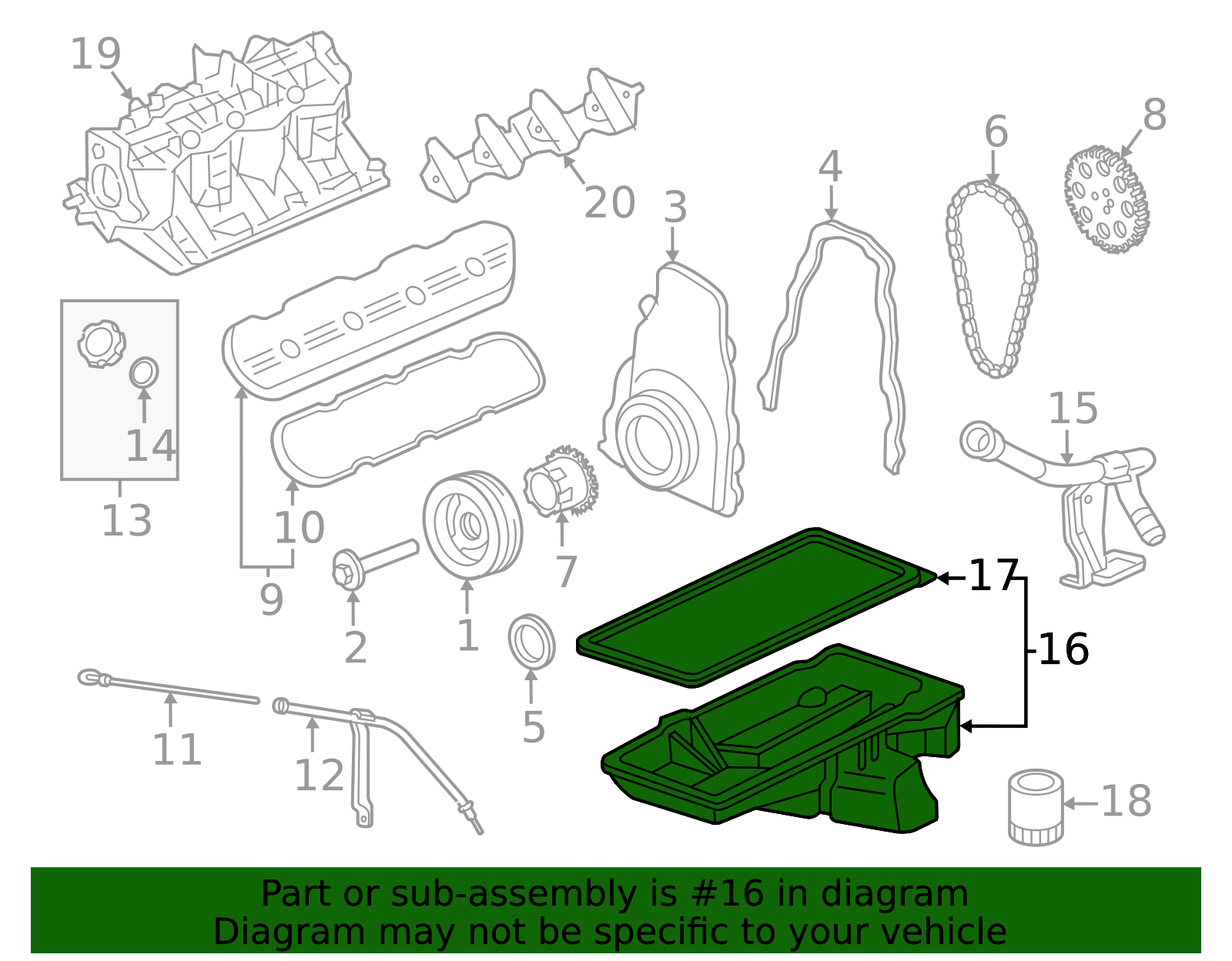 12609074 - Pan Asm-Oil 2007-2009 GM | GM Parts Center