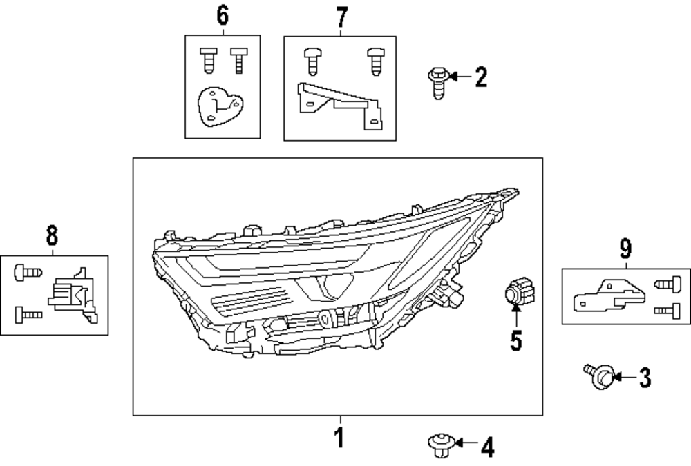 2022-2025 Toyota Headlamp Assembly 81110-0R360 | OEM Parts Online