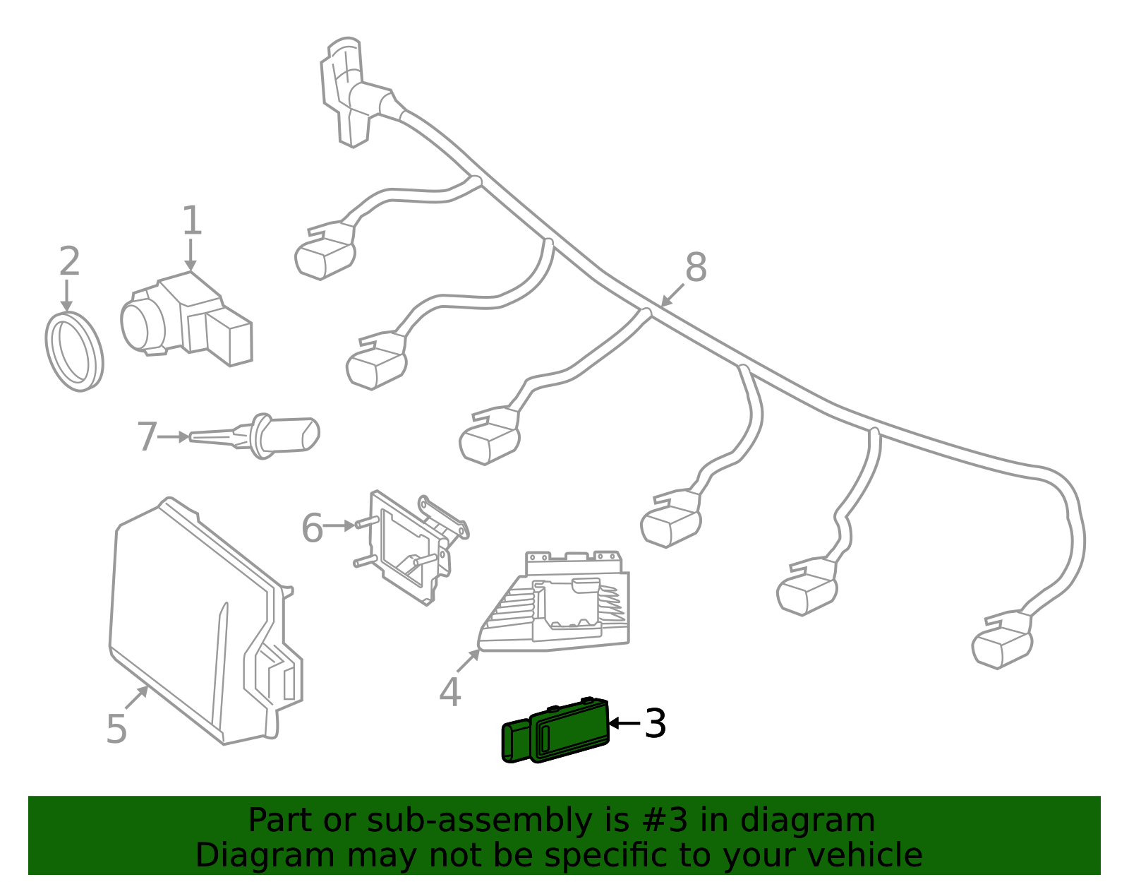 2024-2025 Mercedes-Benz Radar Sensor 000-900-11-49 | Parts Performance ...