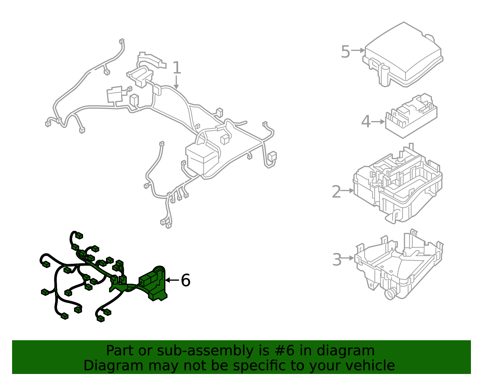91400-C6030 - Engine Harness 2016-2018 Kia Sorento | Kia.Parts Store