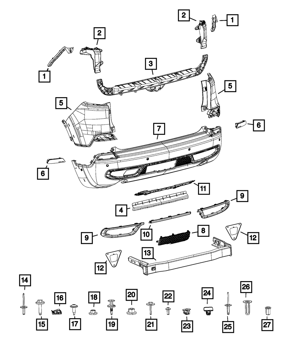 68410396AB - Rear Lower Fascia 2019-2023 Jeep Cherokee | Mopar Factory ...