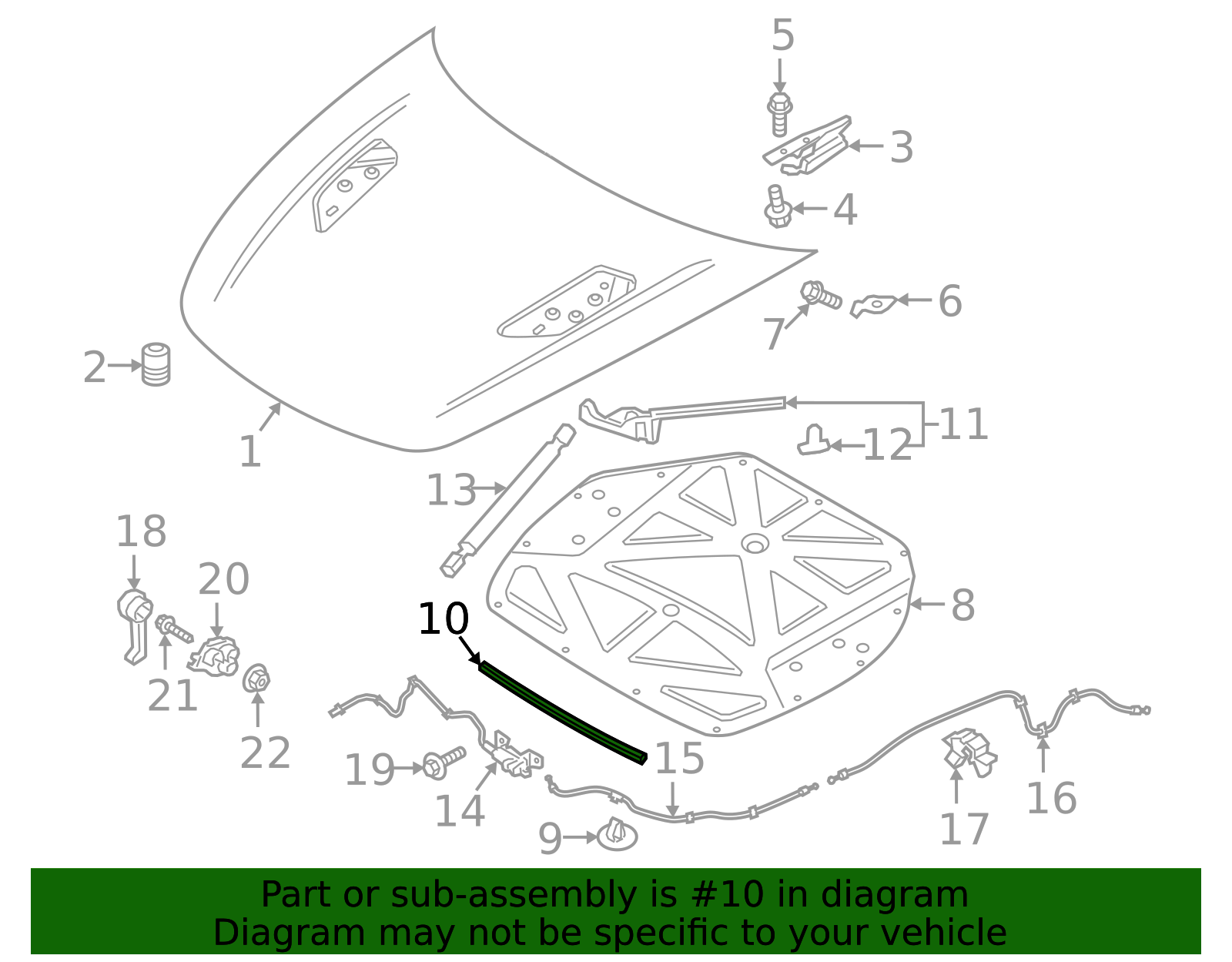86435-J5000 - Front Seal 2018-2023 Kia Stinger | Kia.Parts Store