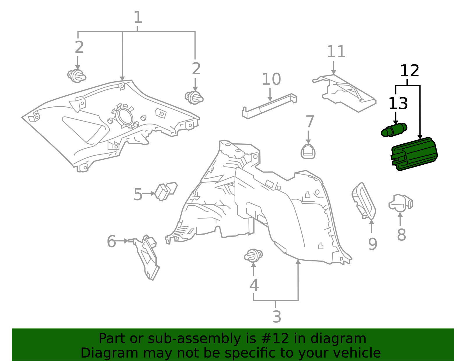 2018-2022 Lexus Cargo Lamp 81360-78020 | OEM Parts Online