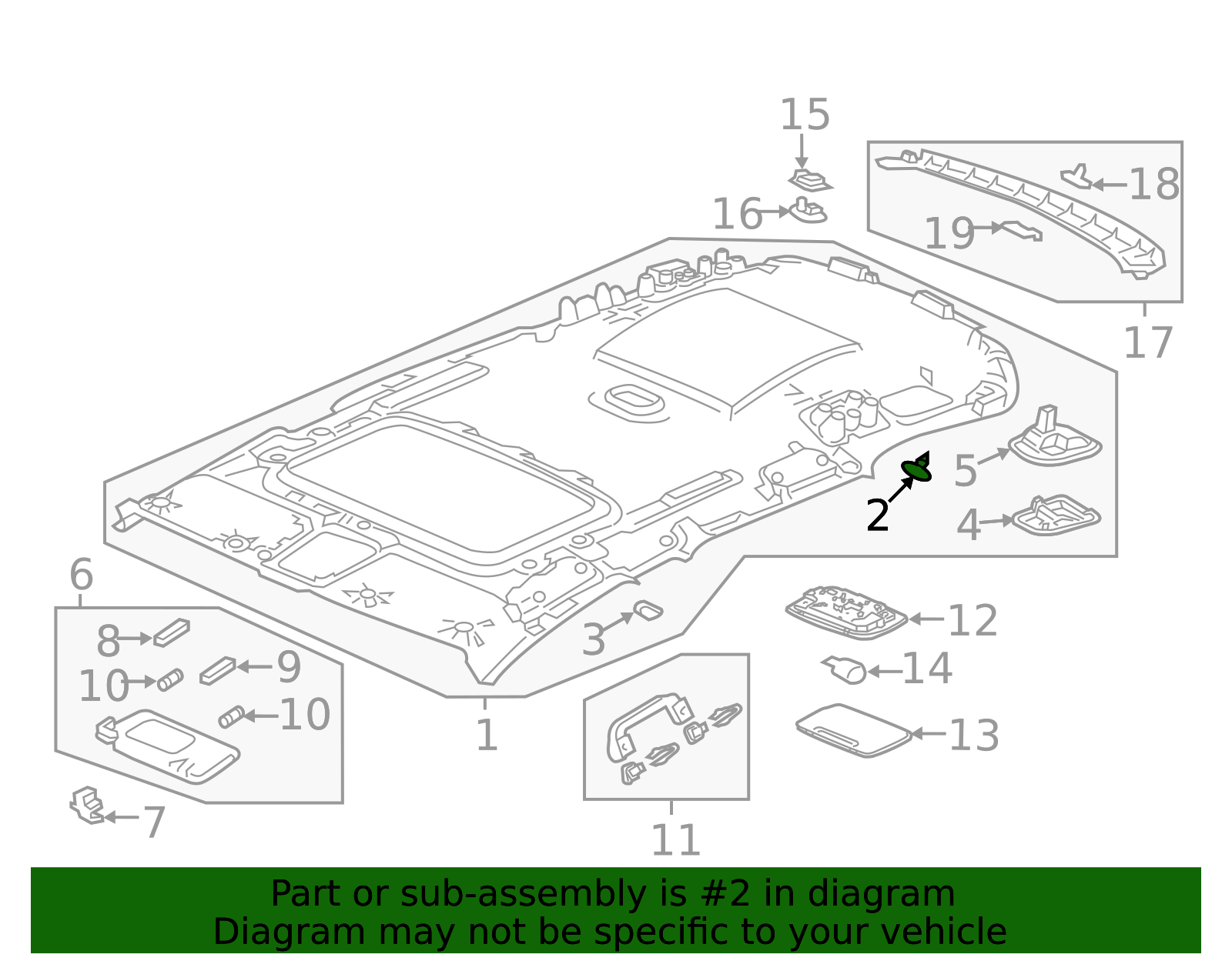 90671-S0D-003YU - Front Duct Upper Clip 2017-2025 Honda | Honda Parts ...