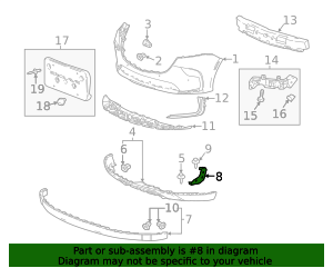 85558117 - High-Quality Deflector Bracket for 2022-2024 Buick Enclave ...