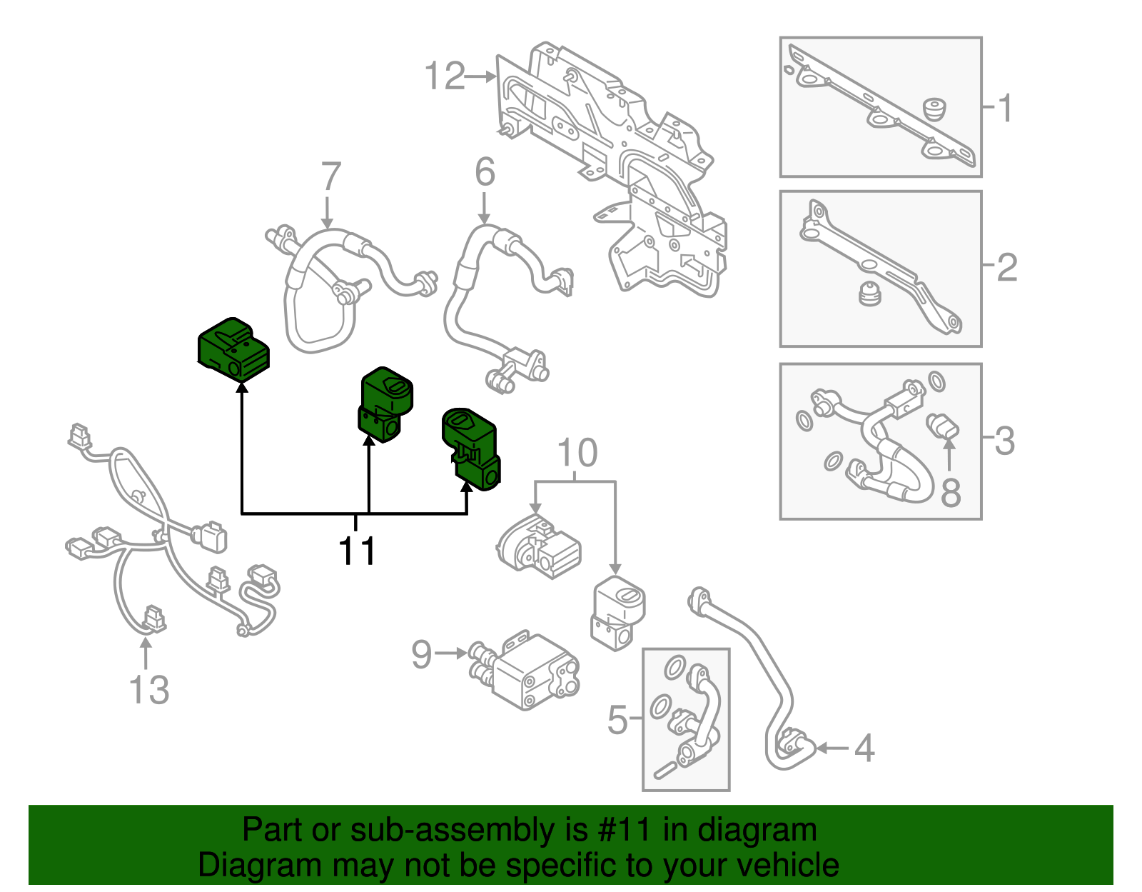 2015-2019 Volkswagen e-Golf Expansion Valve 4M0-816-682-D | OEM Parts ...