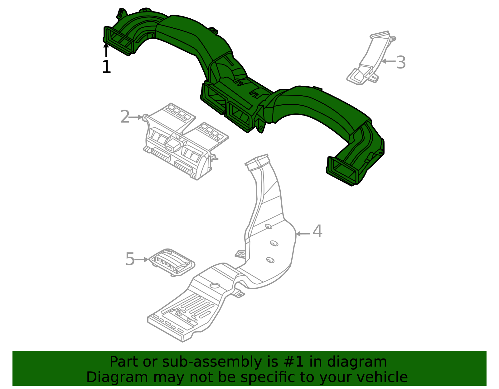 97470-R0000 - Duct Assembly 2022-2024 Kia Carnival | Kia.Parts Store
