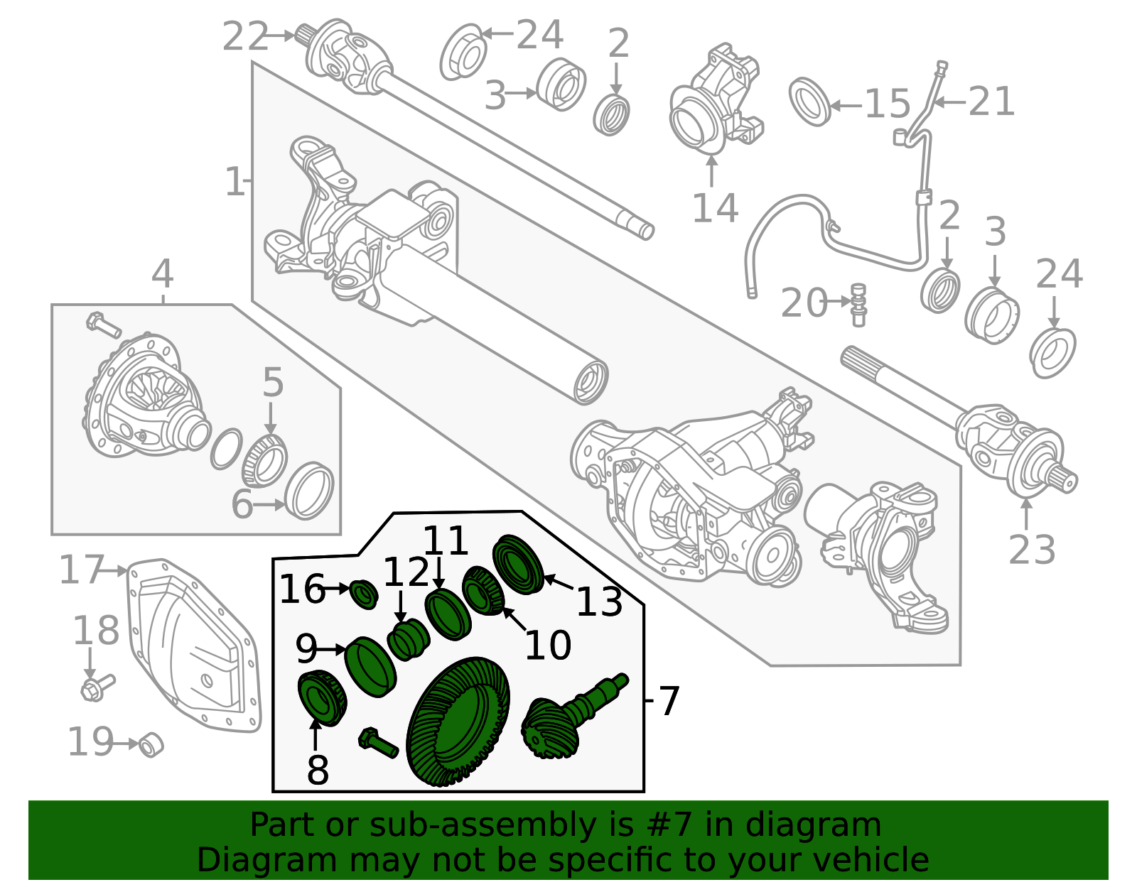 PC3Z-3222-E - Gear Assembly 2023-2026 Ford | Ford Parts Direct