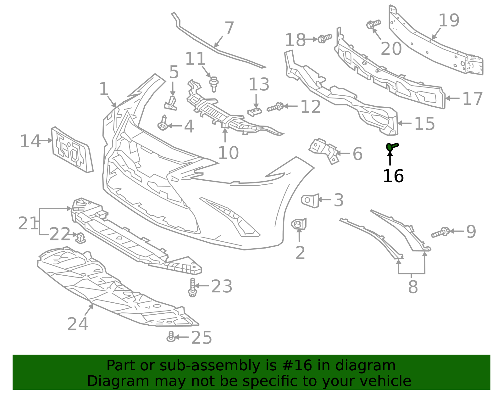 90467-07049-23 - 2018-2024 Lexus - Absorber Clip | My L Parts