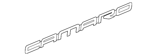 2010-2015 Chevrolet Camaro Front Fender Camaro Logo 22752666 | Shop ...