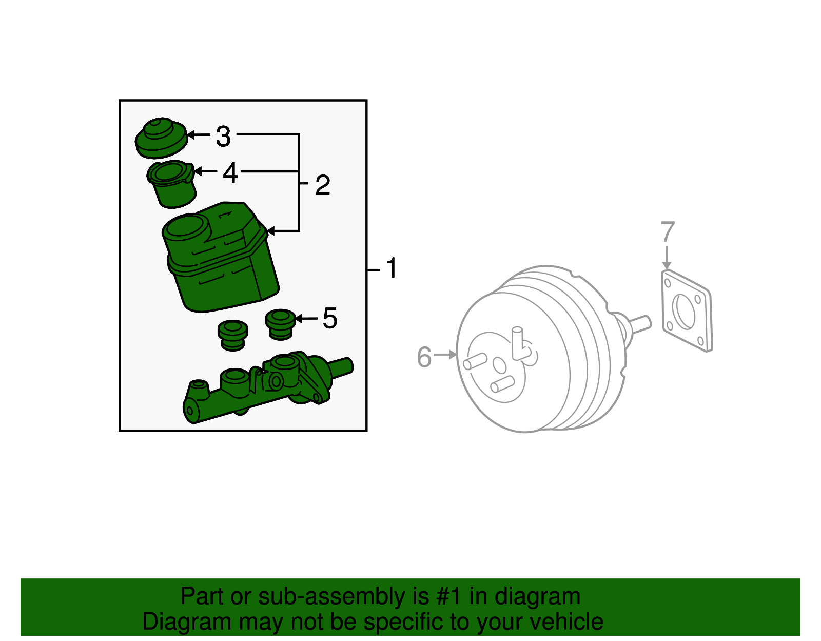 2005-2007 Toyota Avalon Master Cylinder 47028-07010 | OEM Parts Online