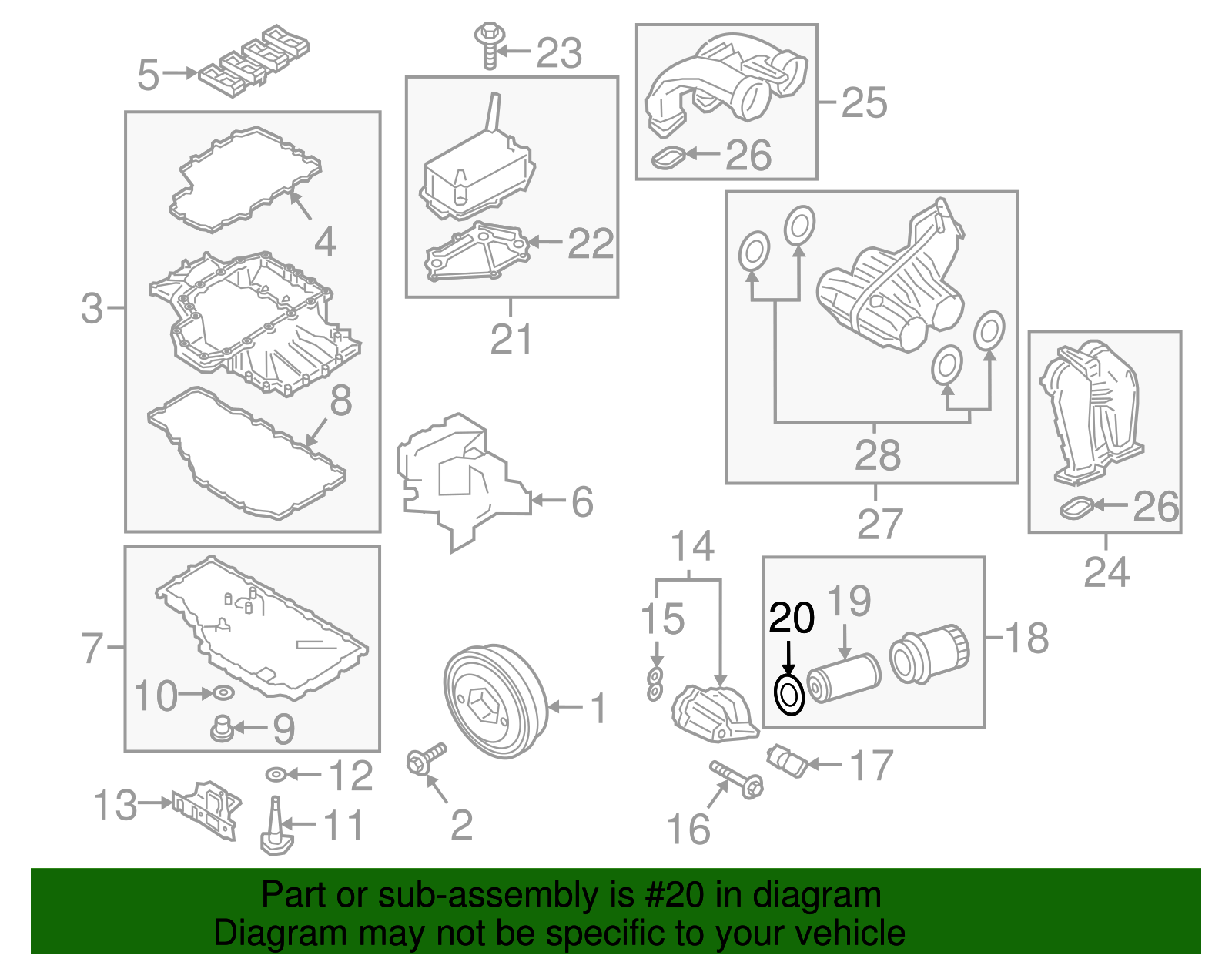 2017-2024 Porsche Filter Element O-Ring 999-707-685-40 | Sunset Porsche ...