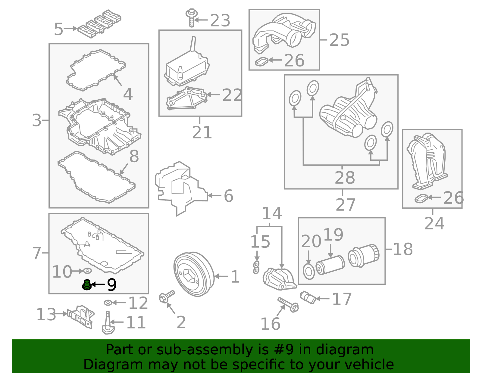 2003-2025 Porsche Drain Plug PAF-008-309-A | OEM Parts Online