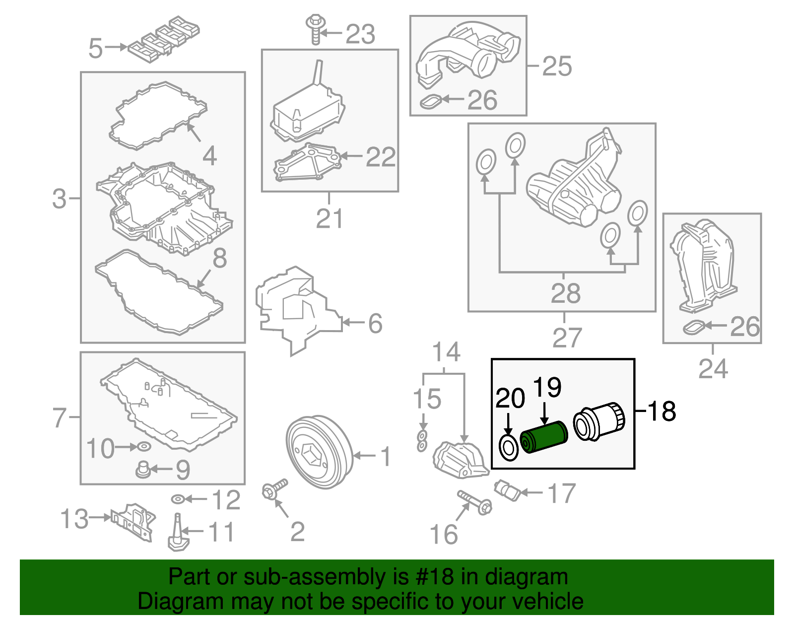 2017-2024 Porsche Oil Filter 0PC-115-403 | Sunset Porsche Parts