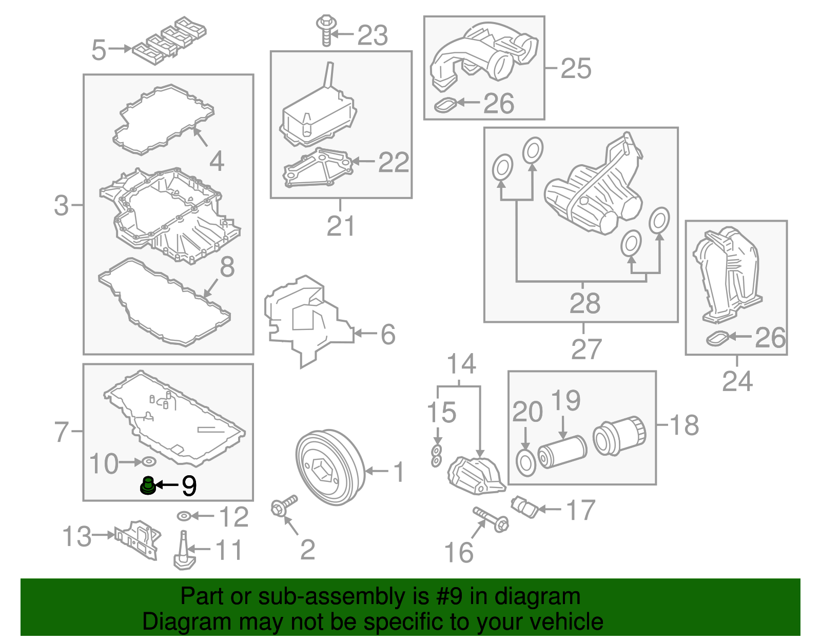 2003-2024 Porsche Drain Plug PAF-008-309-A | Gaudin Porsche Parts
