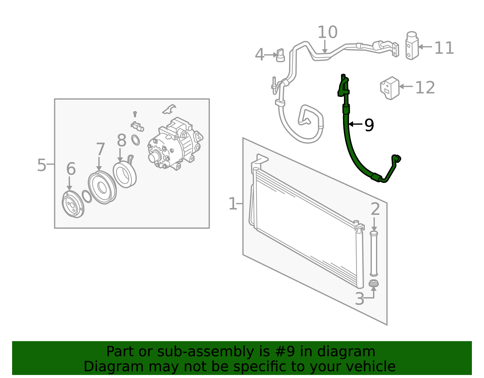 2008-2011 Hyundai Discharge Hose 97762-3K210 | MotorMotor