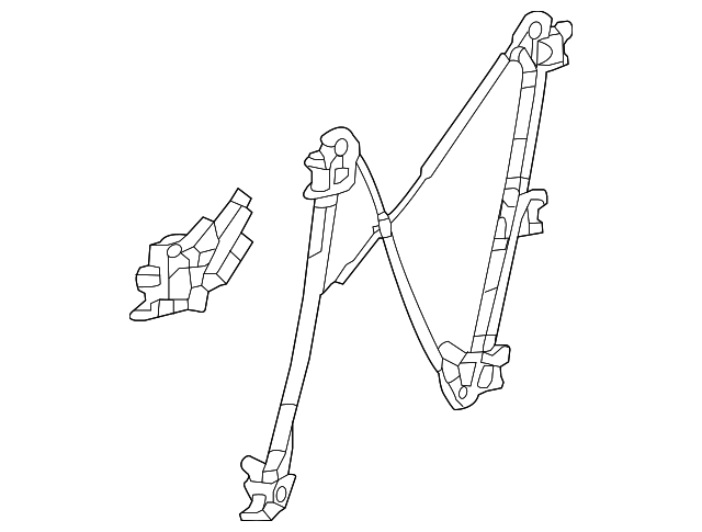 Genuine OEM Window Regulator Part# LR153953 Fits 2017-2024 Land Rover ...