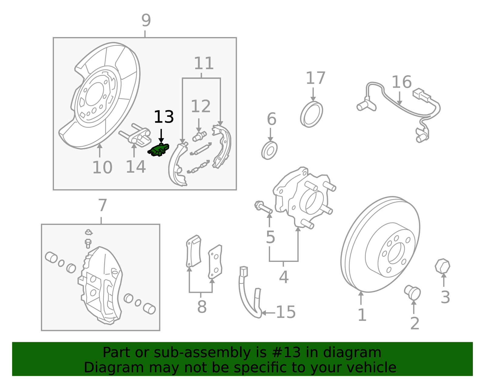 2003-2025 Nissan Parking Brake Lever 44050-8J01A | AutoNationParts.com
