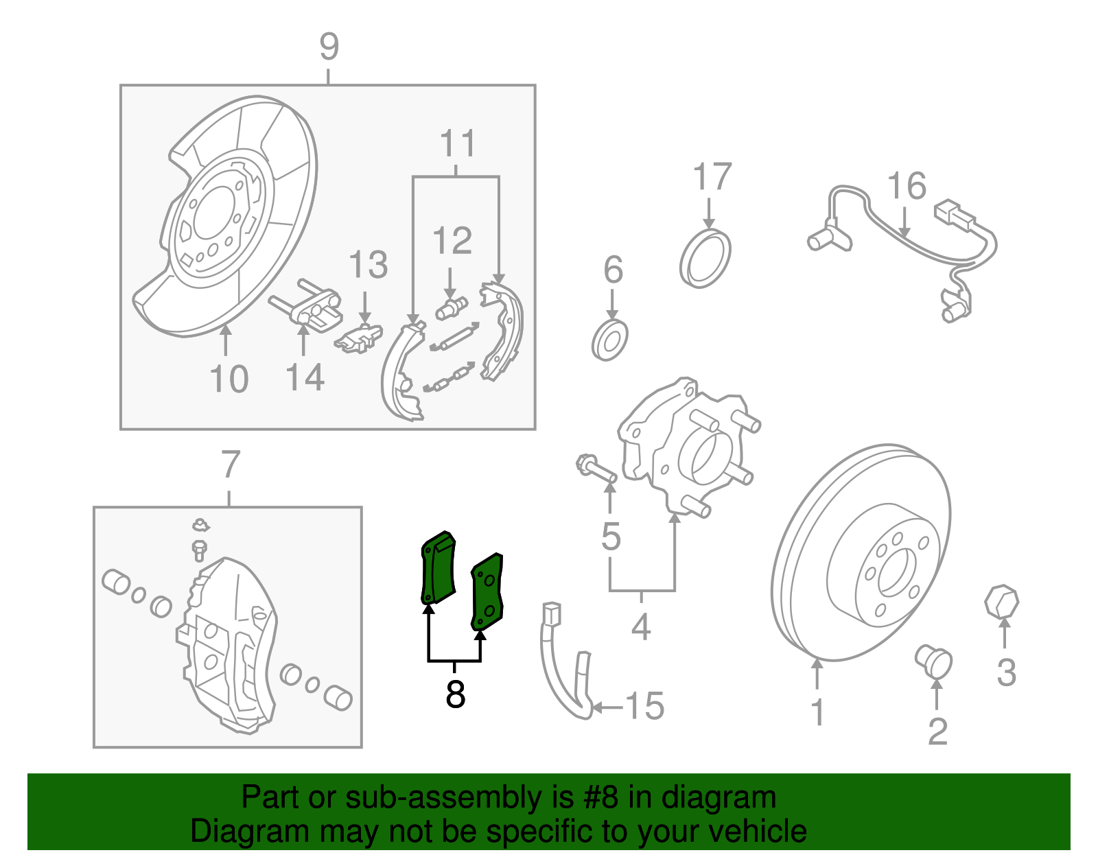 2020-2024 Nissan GT-R Pad Kit-Disc Brake, Rear D4060-6HT0B | Nissan ...