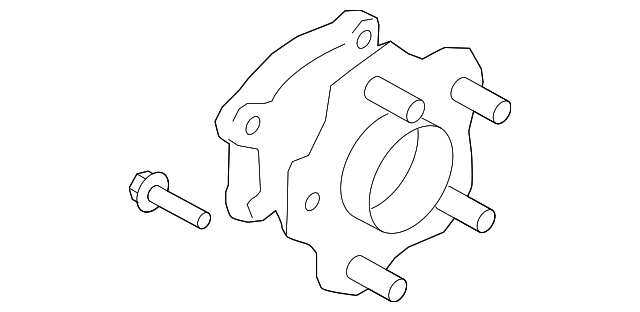 43202-62B0A - 2015-2024 Nissan GT-R - Hub Assembly | Anicra Nissan Parts