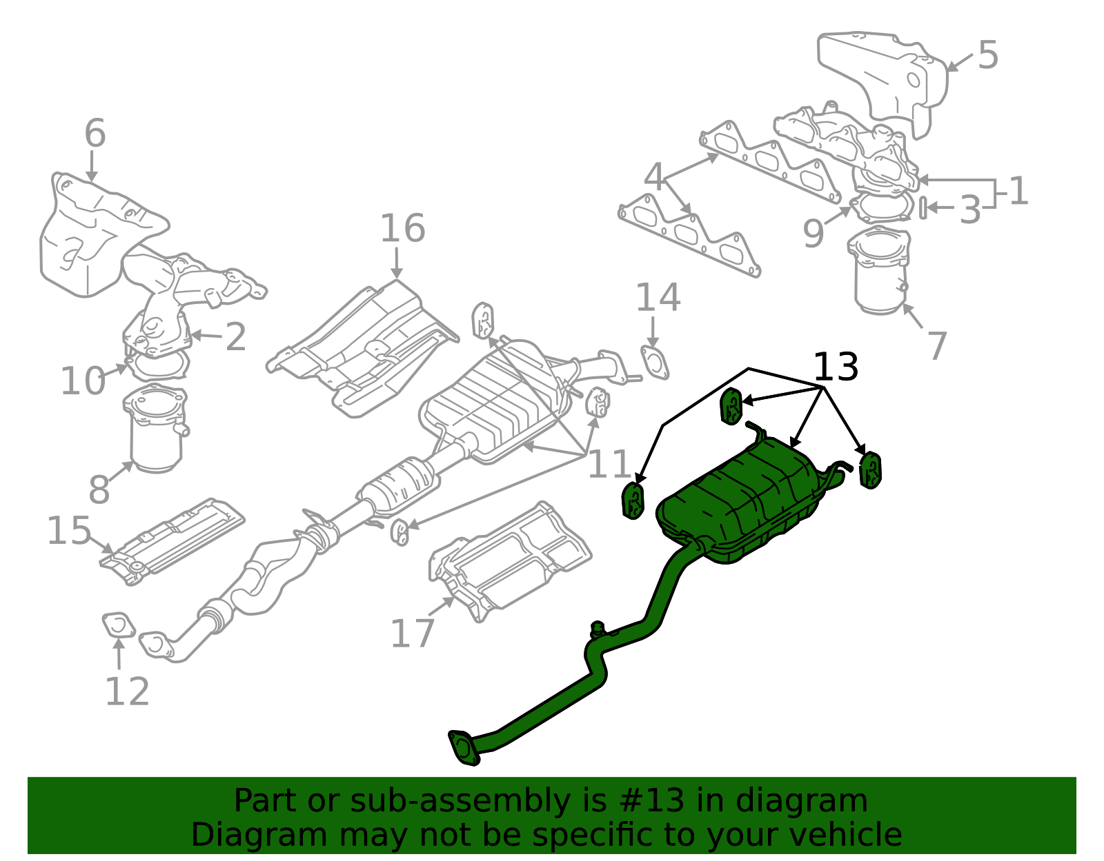 Muffler & Pipe 28700-26700 | MotorMotor