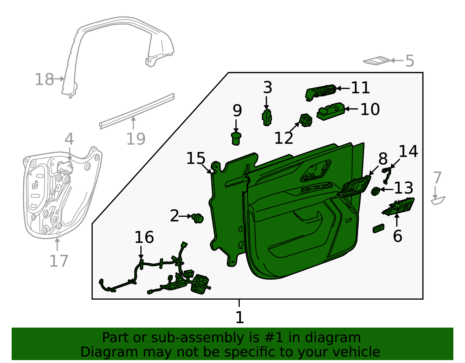 85651086 - F Trim - 2021-2024 Chevrolet Tahoe | World Parts Direct