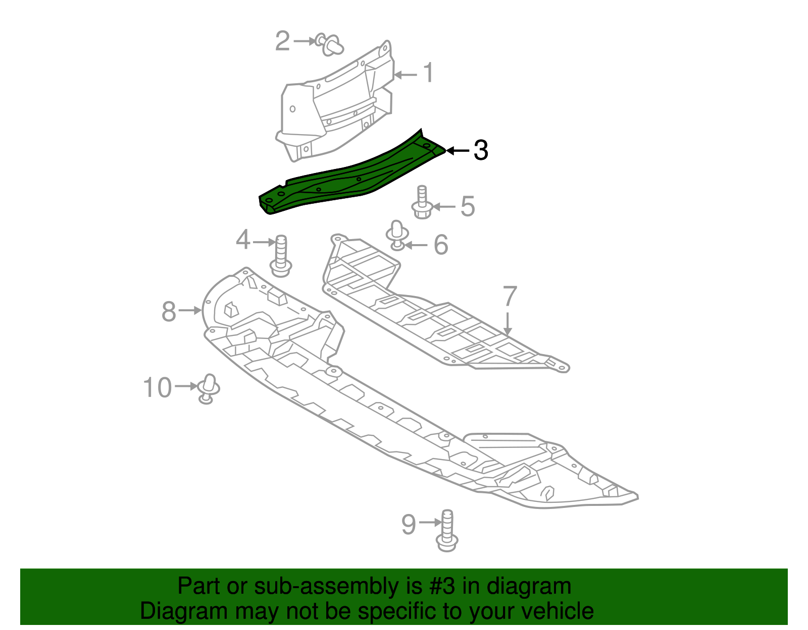 2014-2022 Mitsubishi Mount Bracket 5220F599 | Mitsubishi Parts ...