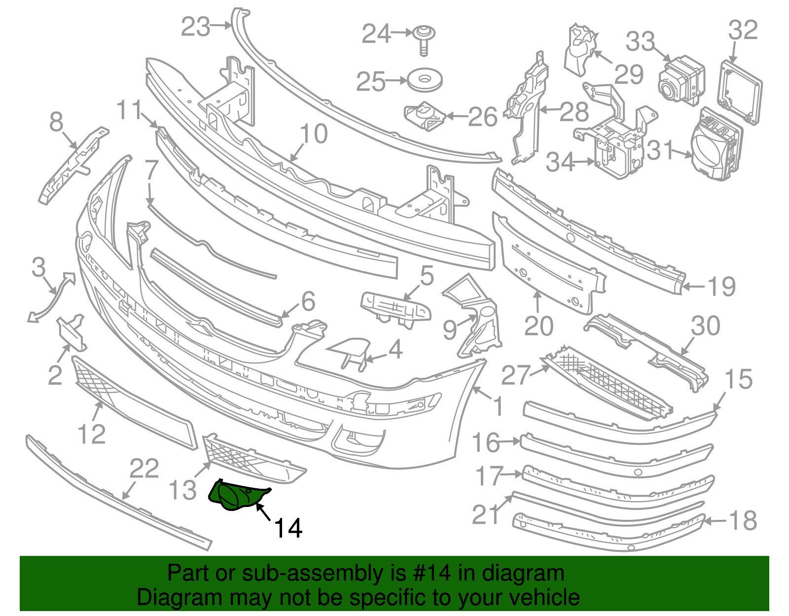51117142179 - 2006-2008 BMW Fog Lamp Bezel, left (51-11-7-142-179 ...
