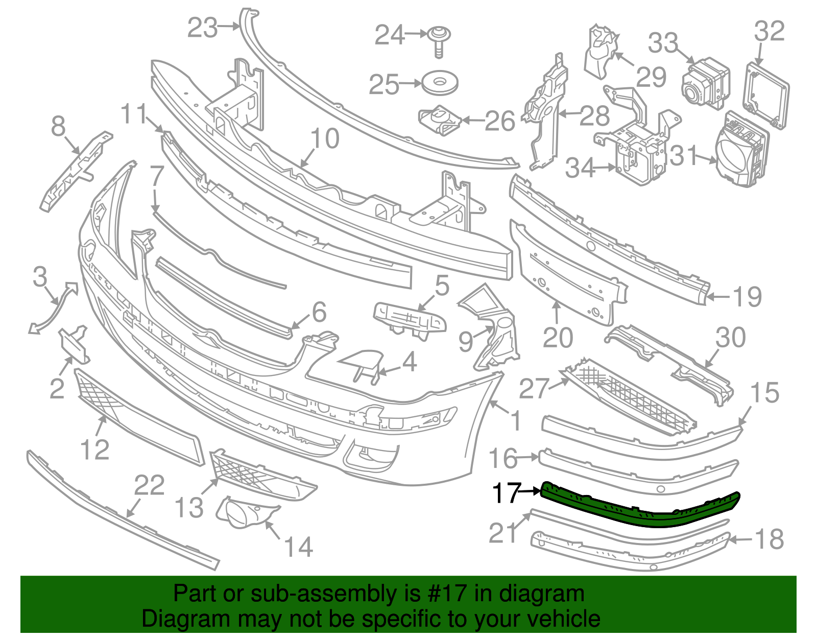 2006-2008 BMW Corner Molding 51-11-7-142-197 | BMW OEM Parts