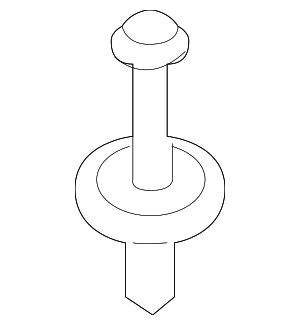 51718259788 - 2006-2018 BMW Rocker Molding Rivet (51-71-8-259-788 ...